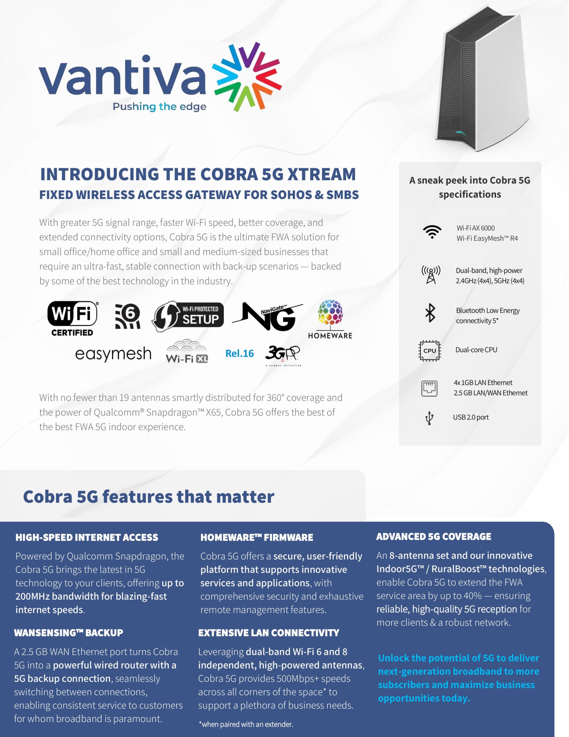 COBRA 5G XTREAM - Vantiva